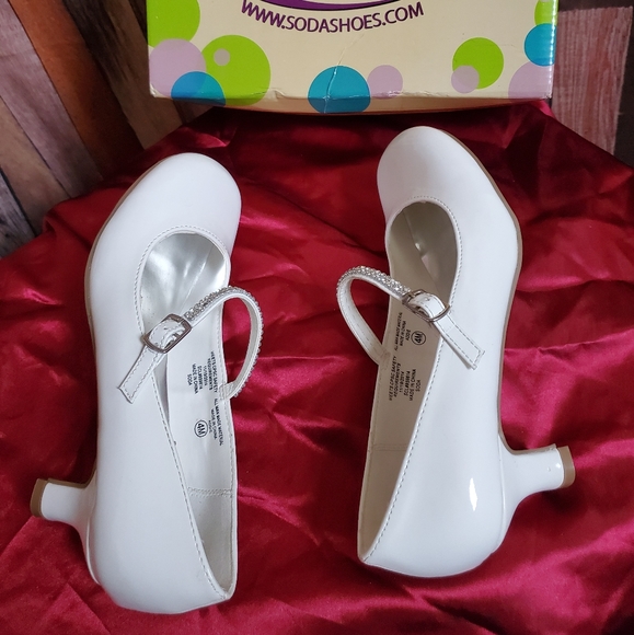 Soda | Shoes | New In Box Girls White Soda Dress Shoes Size 4m | Poshmark
